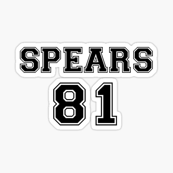 "SPEARS '81" Sticker for Sale by blairSAVEDme | Redbubble