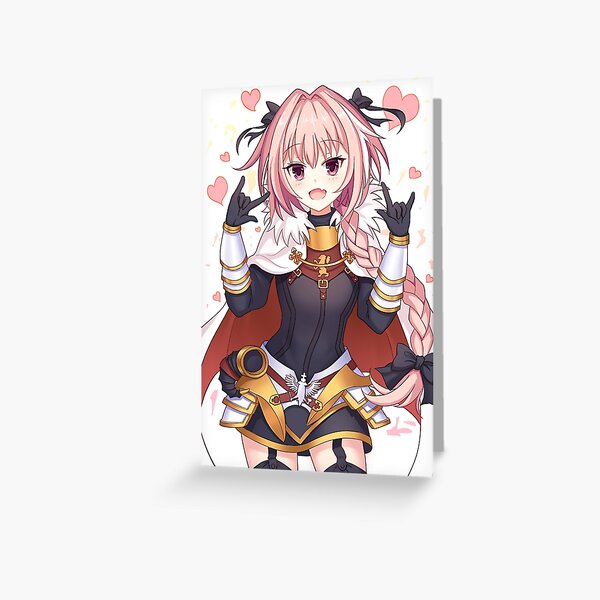 "Astolfo" Greeting Card by EightyPews | Redbubble