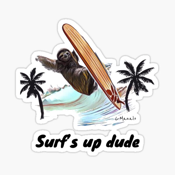 Surfing Sloth Gifts & Merchandise | Redbubble