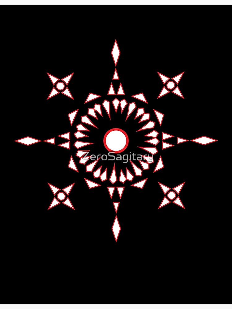 "Touhou Hitbox (White)" Poster by ZeroSagitary | Redbubble