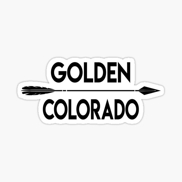 Golden Colorado Stickers | Redbubble
