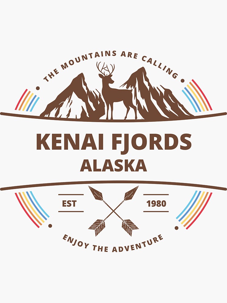 "Kenai Fjords National Park" Sticker for Sale by NationalParksCo ...