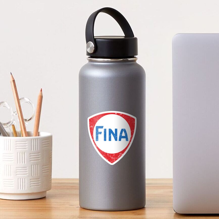 "Fina Oil Petrofina Vintage Logo" Sticker for Sale by quark | Redbubble