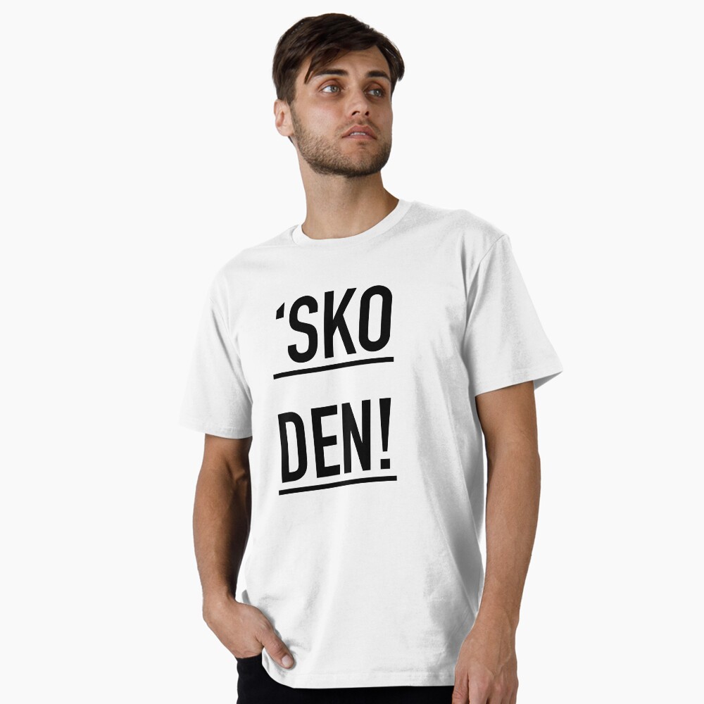 SKO DEN!" Sticker for Sale by Shash117 | Redbubble