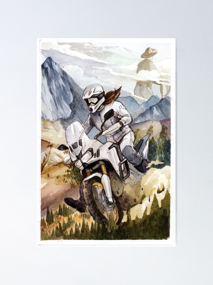 "Wild with Adventure | Women Who Ride" Poster for Sale by blindthistle ...