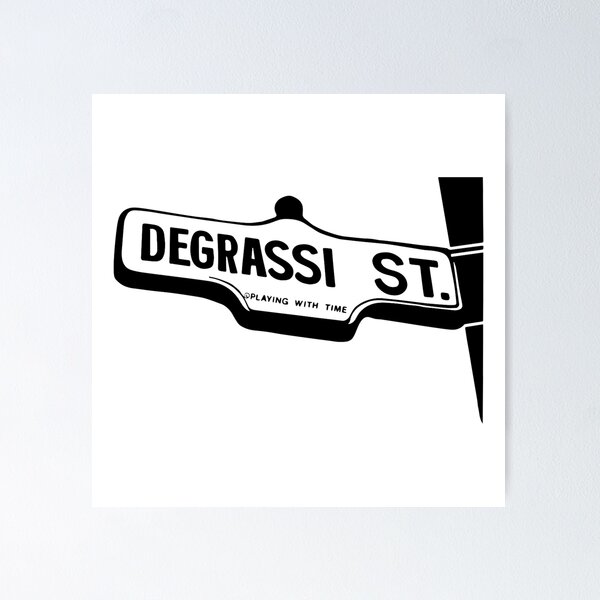 "Degrassi St, Toronto" Poster for Sale by ahstrology | Redbubble