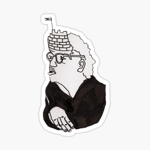 "Castle Face Records - Face 11" Sticker by joshbrownrigg | Redbubble