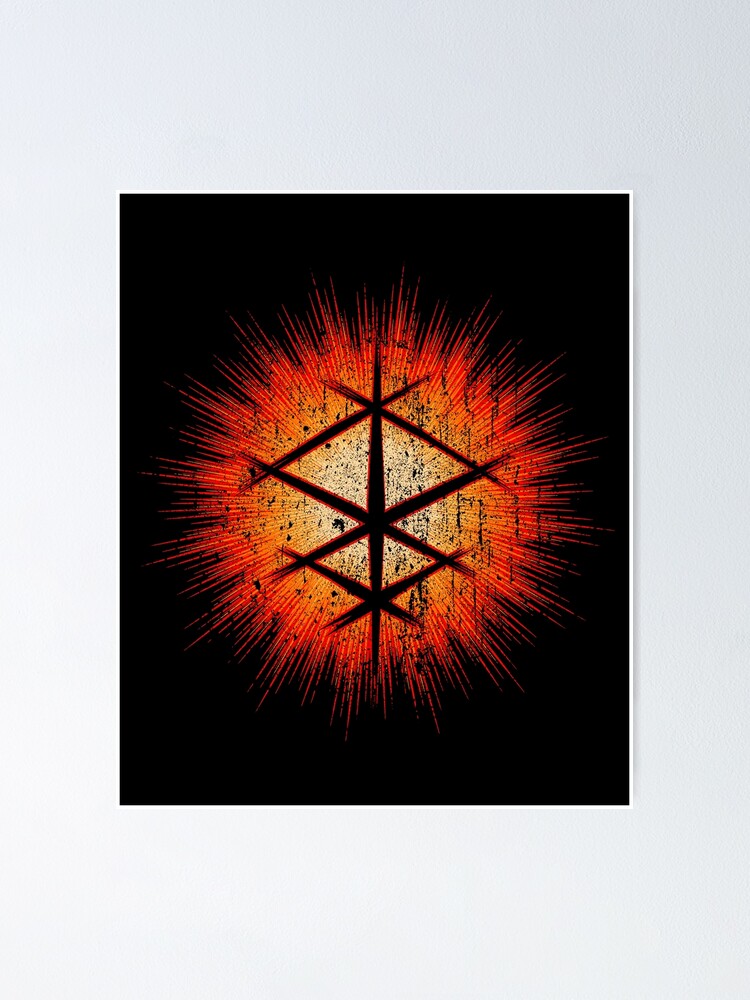 "BrightBurn Burst" Poster for Sale by huckblade | Redbubble