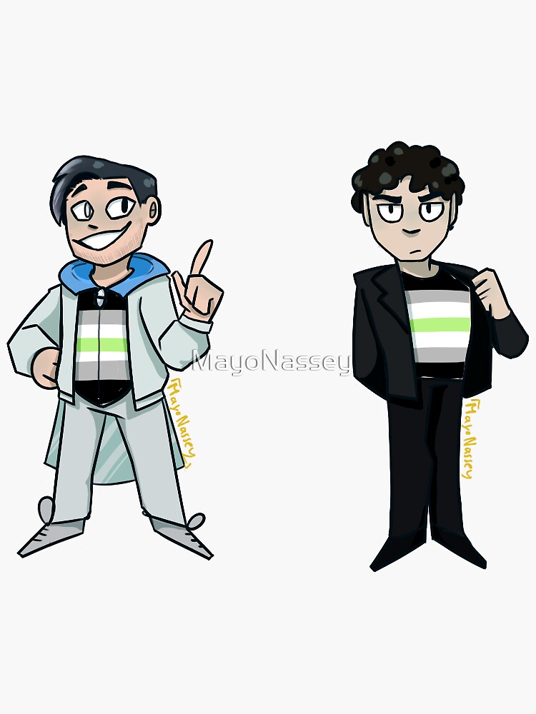 "Pride SQUIPs: Agender" Sticker by MayoNassey | Redbubble