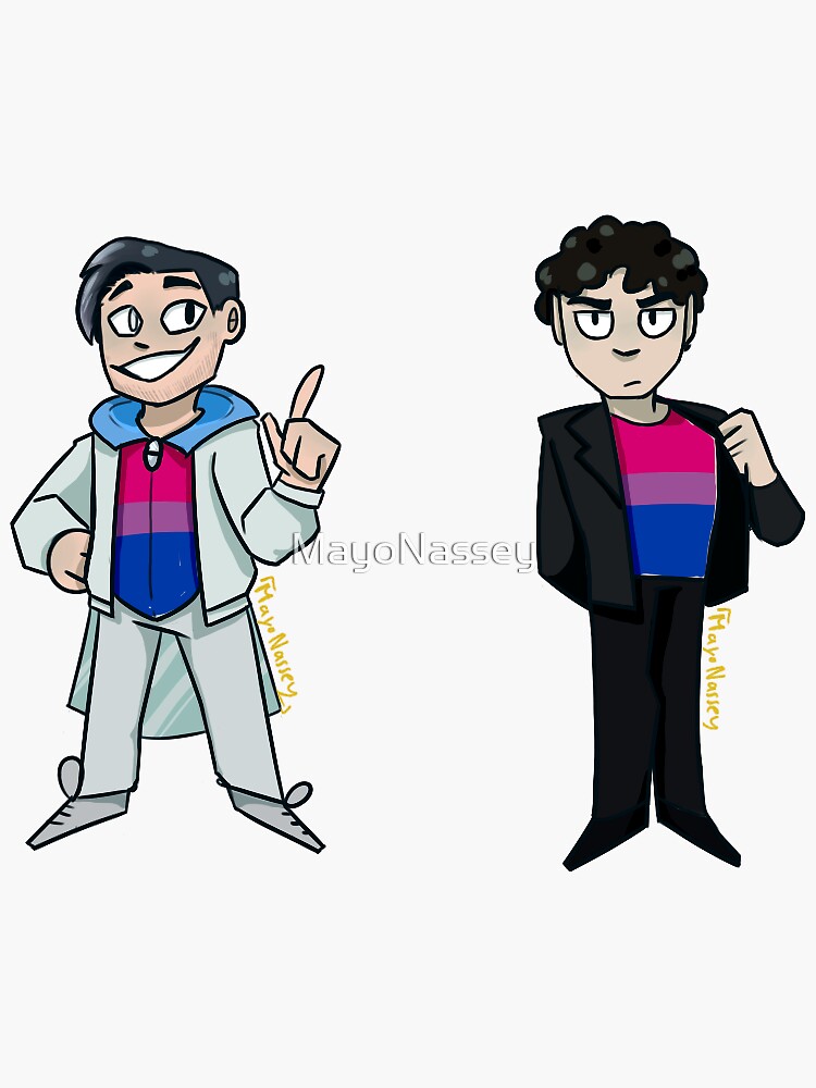 "Pride SQUIPs: Bisexual" Sticker for Sale by MayoNassey | Redbubble