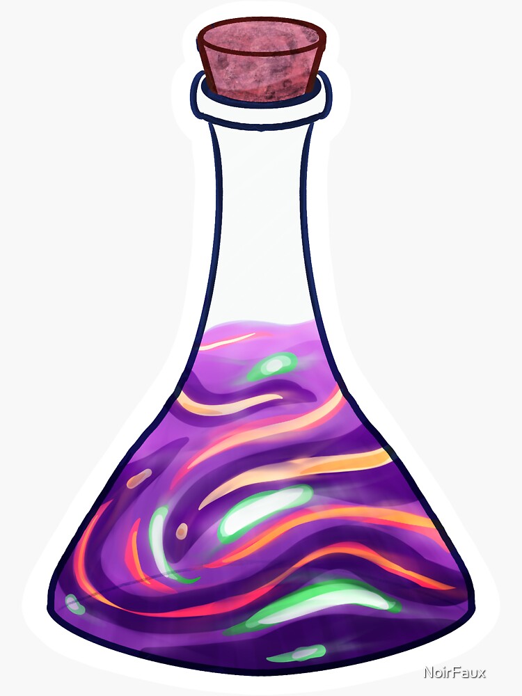 "Pastel Potion Aesthetic" Sticker for Sale by NoirFaux | Redbubble