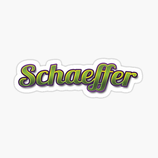 Schaeffer Stickers | Redbubble