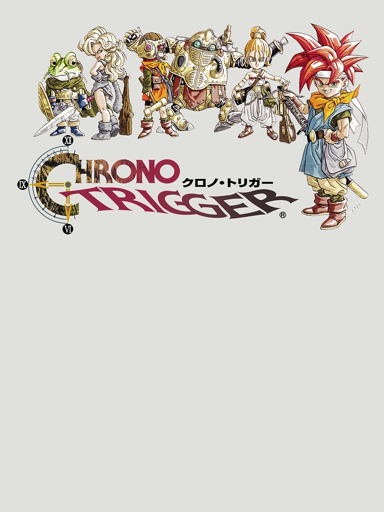 "Chrono Trigger Logo" T-shirt for Sale by jpagee | Redbubble | chrono ...