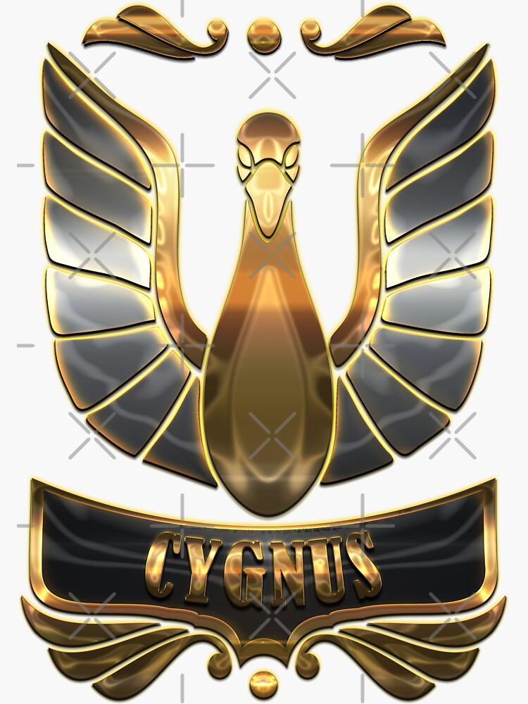 "Bronze Emblem - Cygnus" Sticker by Deckard255 | Redbubble