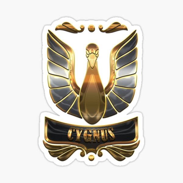 "Bronze Emblem - Cygnus" Sticker by Deckard255 | Redbubble
