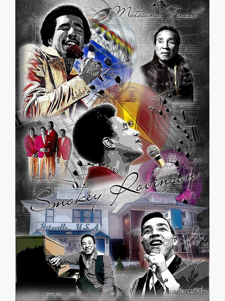 "Smokey Robinson "Motown's Finest" D-2 Poster" Poster for Sale by ...