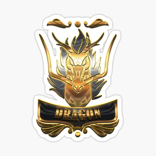 "Bronze Emblem - Dragon" Sticker for Sale by Deckard255 | Redbubble