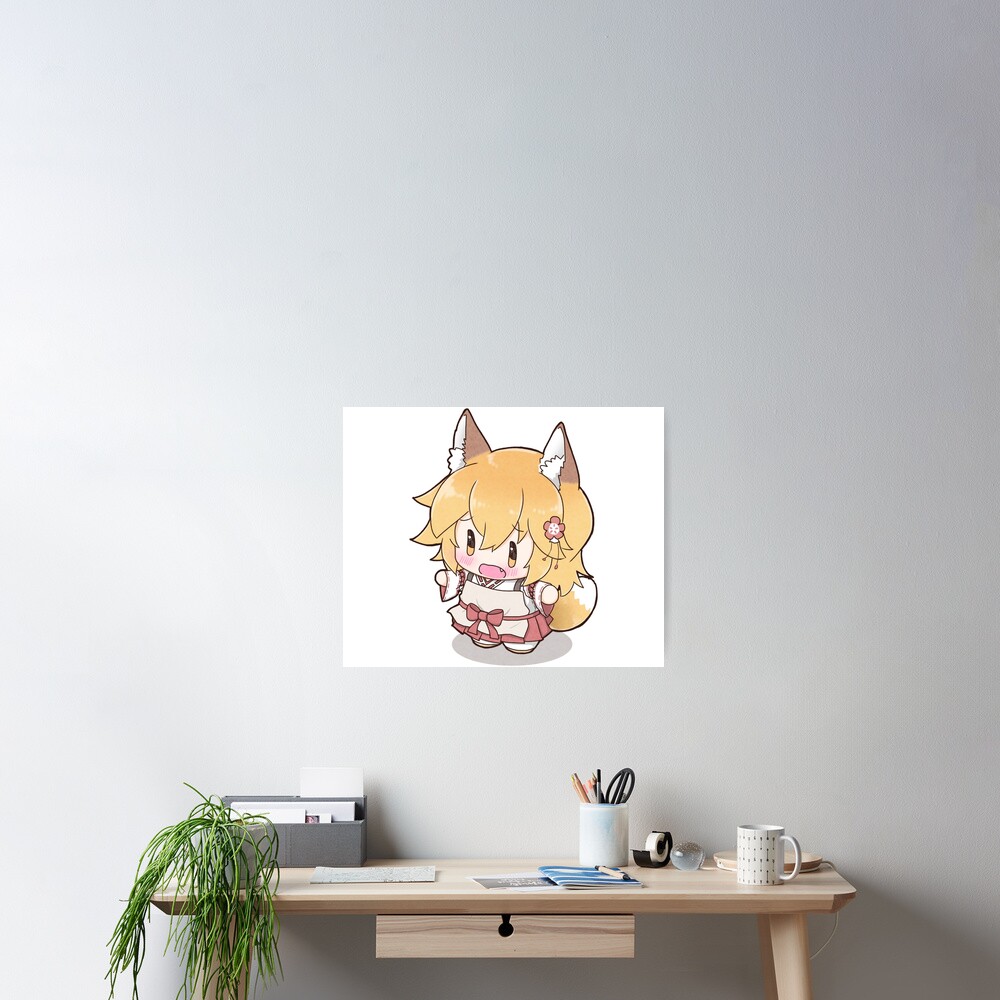 "Chibi Senko-san | Sewayaki Kitsune no Senko-san" Poster by Ozairkid ...