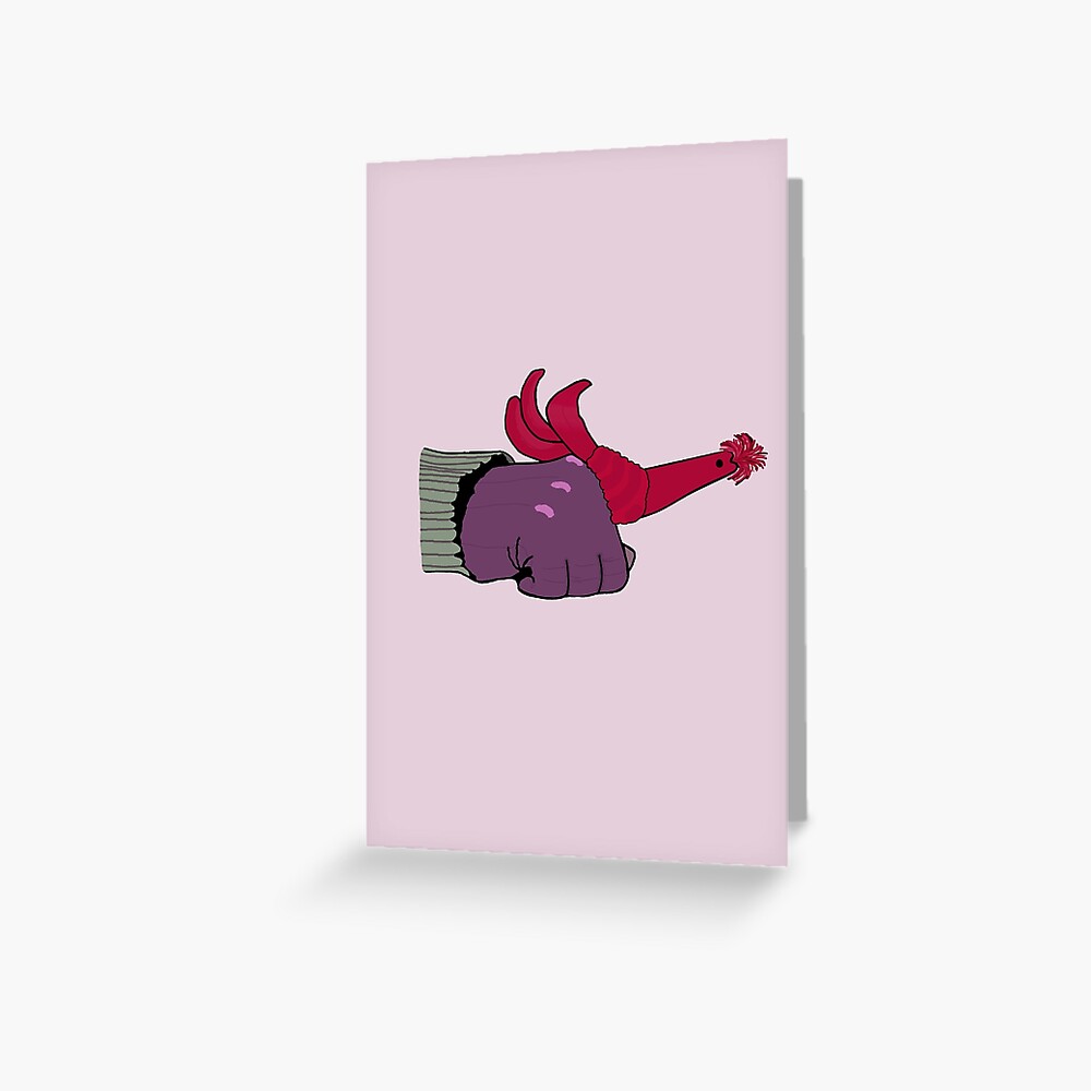 "Fingerbobs Scampi" Greeting Card by Grainwavez | Redbubble