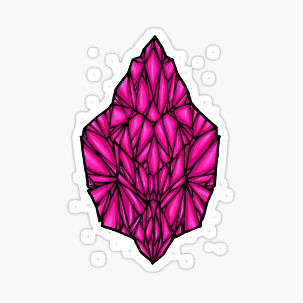 "Pink diamond" Sticker for Sale by barmalisiRTB | Redbubble