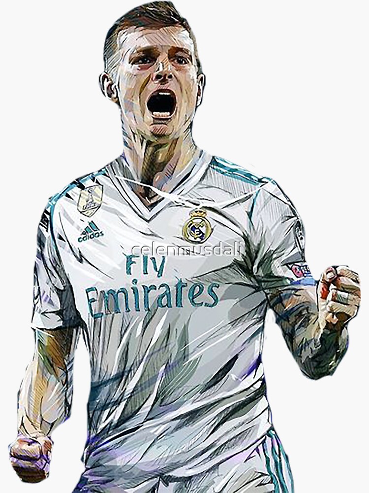 "Painting Kroos Illustration" Sticker by celenmusdali | Redbubble