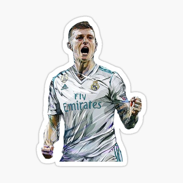 "Painting Kroos Illustration" Sticker by celenmusdali | Redbubble