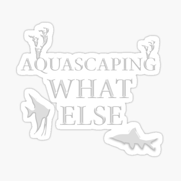 "Aquascape Aquarium Aquascaping Aquaristik Hobby" Sticker by Naohiro ...