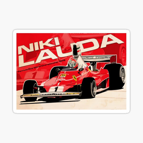Sticker: Niki Lauda | Redbubble