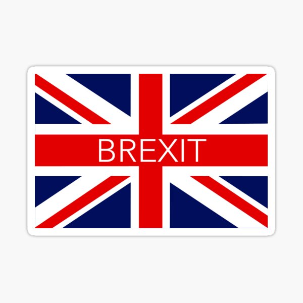"Brexit Union Jack Flag" Sticker for Sale by Picturestation | Redbubble