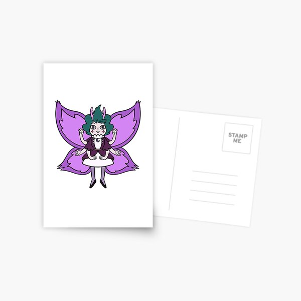 "Eclipsa’s Butterfly form" Postcard by CBW-Art | Redbubble