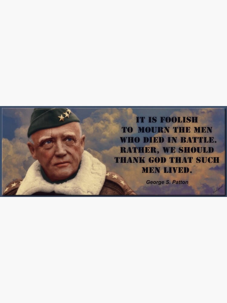 "George S. Patton" Sticker for Sale by Richard Gerhard | Redbubble