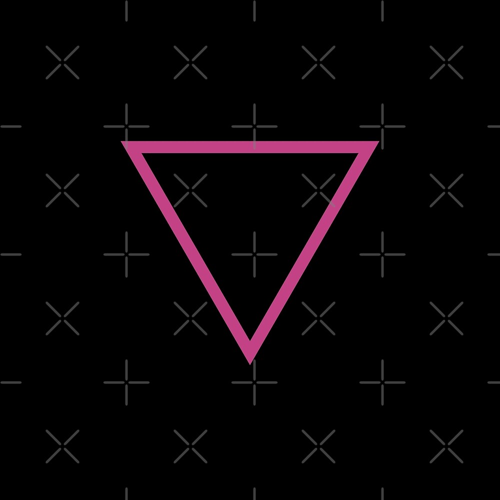 "LGBT Pride, Pink Triangle, Gay & Lesbian" by Queer Pride Shop | Redbubble
