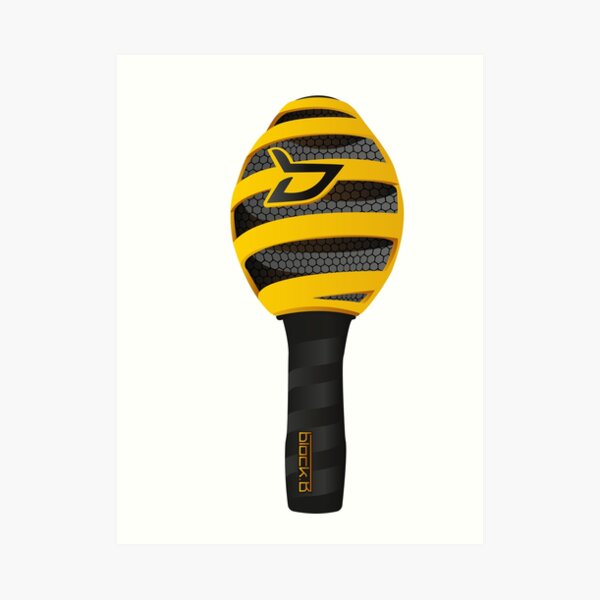 "KPOP, Block B Lightstick, BBC Fandom" Art Print for Sale by leixa ...