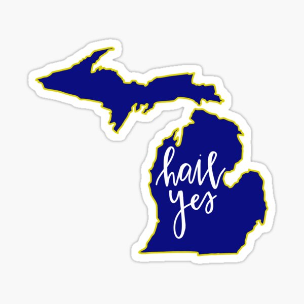 "hail yes" Sticker for Sale by emmagracehodge | Redbubble