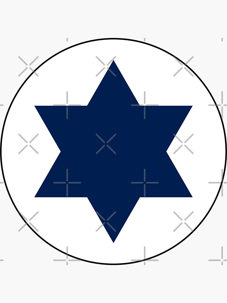 "IAF - Israeli Air Force Roundel" Sticker for Sale by magazinecombate ...