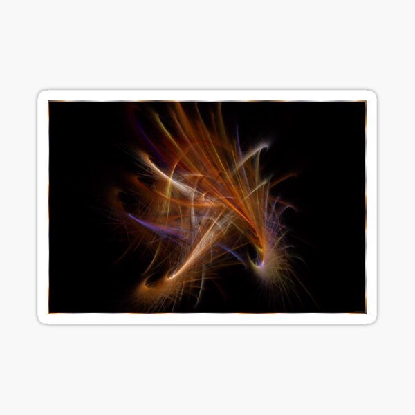 "Fire Dancer" Sticker by ArachnidImagery | Redbubble