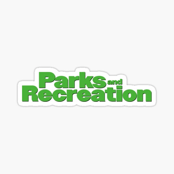 "Parks and Rec" Sticker for Sale by cschlink11 | Redbubble