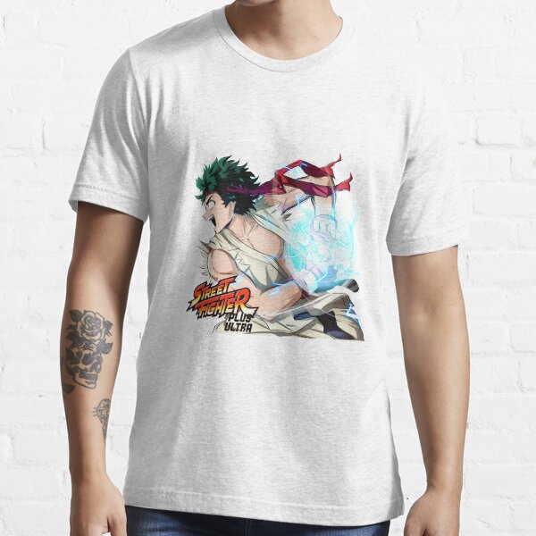 "Midoriya x Ryu/MHA x SF Crossover Art Extras" T-shirt for Sale by ...