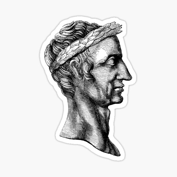"Julius Caesar" Sticker for Sale by rhynix | Redbubble
