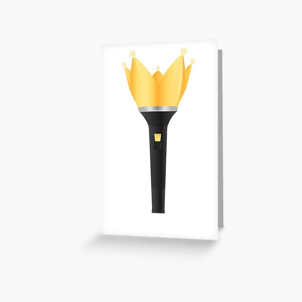 "KPOP, Big Bang Lightstick, BANG BONG, VIP Fandom" Greeting Card by ...
