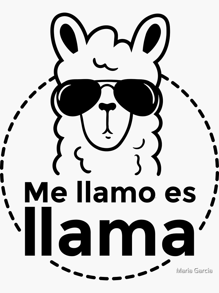 "Me Llamo Es Llama: Adorable Alpaca Introducing Itself in Spanish ...