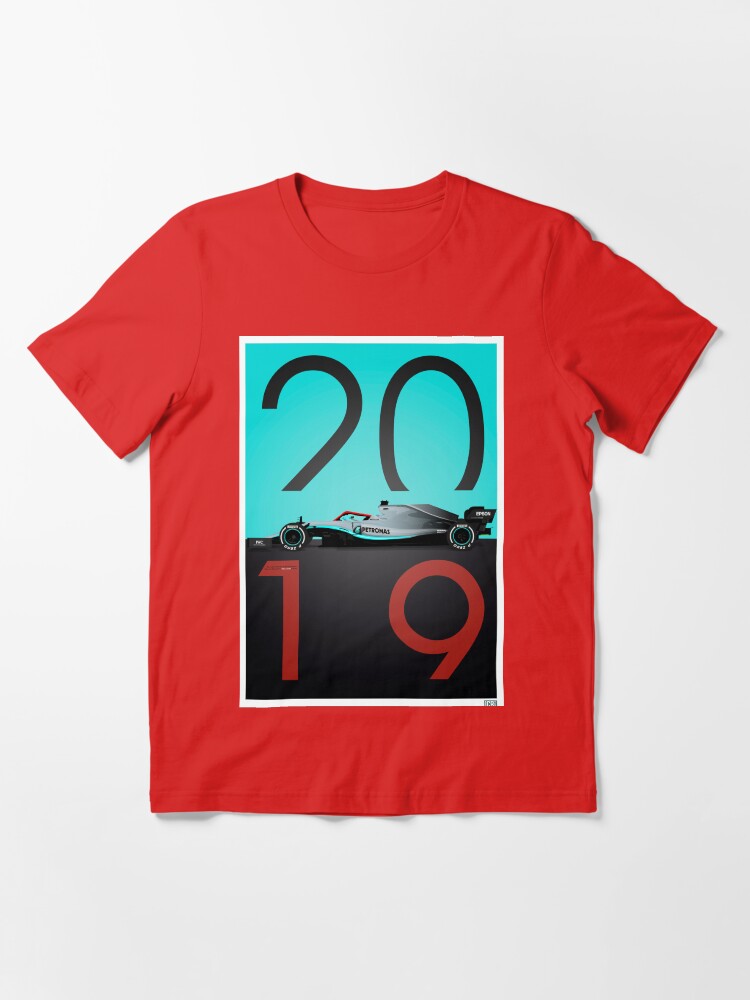 "Merc w10 poster Niki Lauda" T-shirt by ICRDesigns | Redbubble