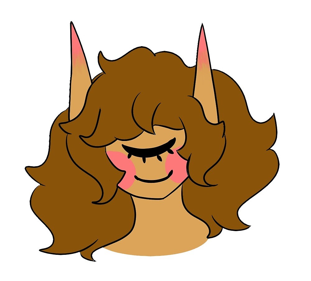 "Cute Cyclops Girl Sticker" by Melanclownic | Redbubble