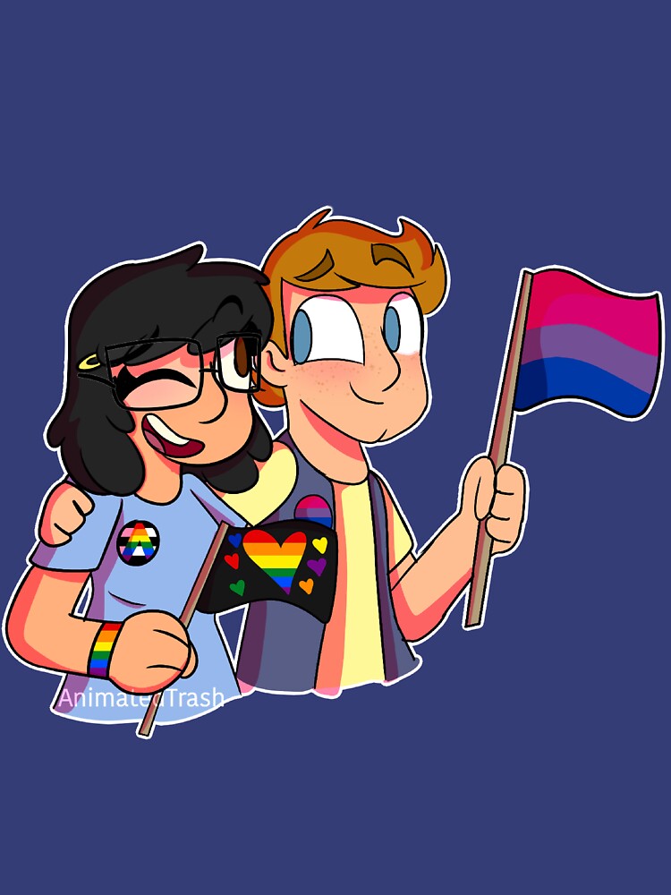 Tina And Jimmy Jr At Pride T Shirt By Ruby Heathman Redbubble
