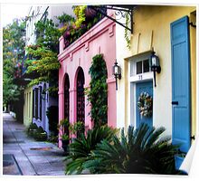 "Summertime on Rainbow Row" by LukeEverett | Redbubble