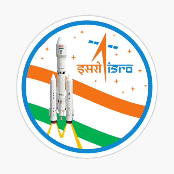 "ISRO India Rocket Tee - Indian Space Exploration Shirt" Sticker for ...