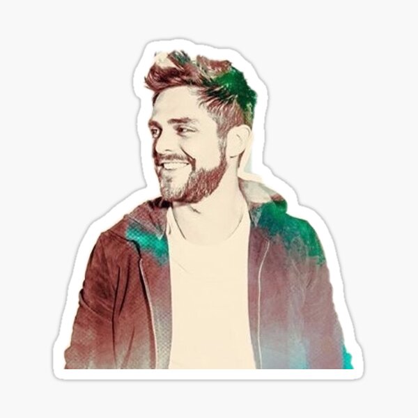 "Thomas Rhett unforgettable " Sticker by madelinepaul99 | Redbubble