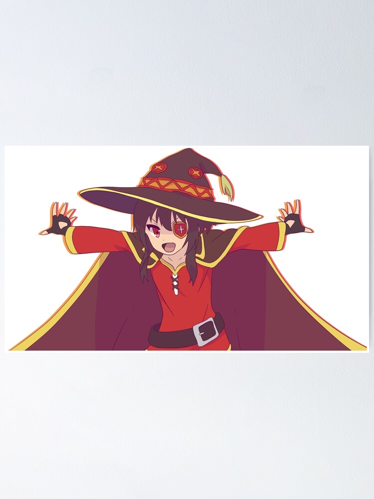 "Megumin Simple Design" Poster for Sale by sad-square | Redbubble