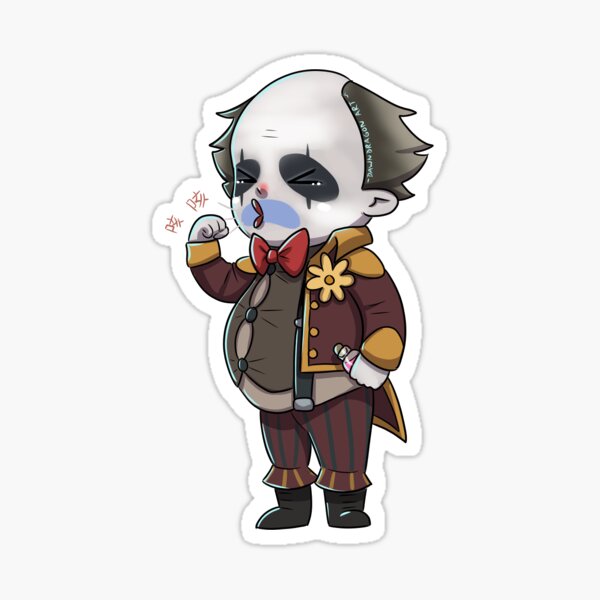 "Piero ピエロ" Sticker for Sale by DawnDragon-Art | Redbubble