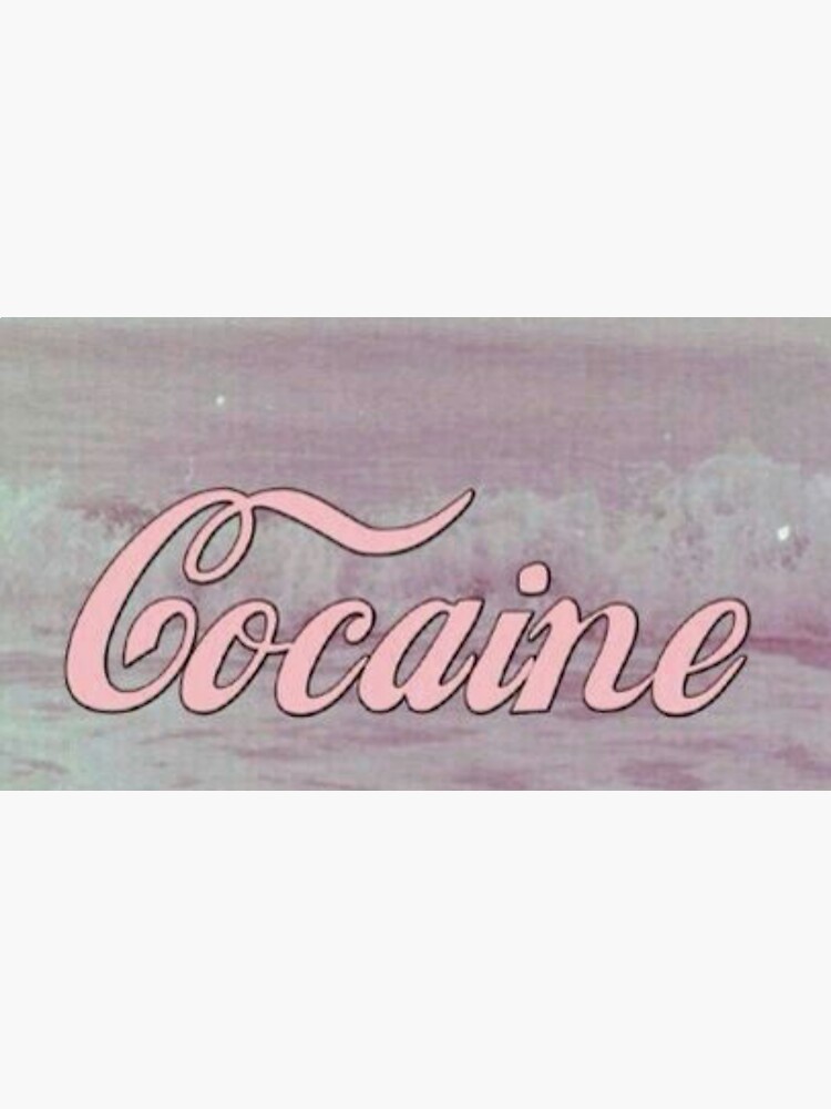 "Cocaine" Sticker by Asappebble | Redbubble